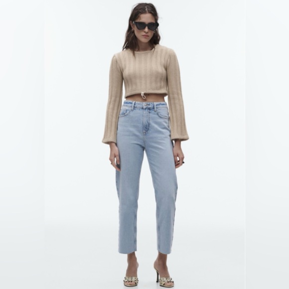 Zara | Jeans | Zara High Rise Straight Jeans | Poshmark